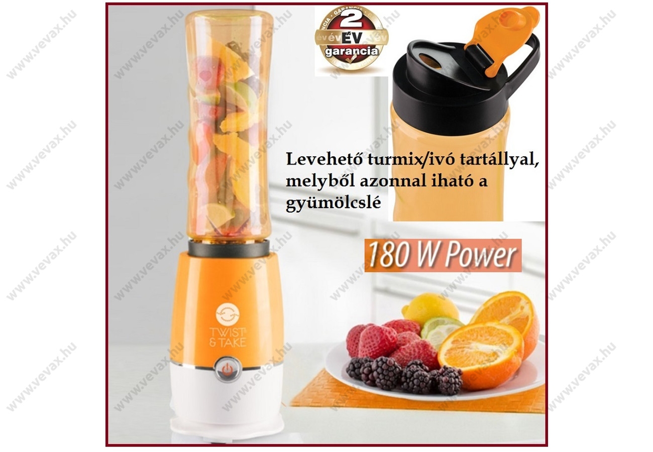 T&T TURMIX GÉP HORDOZHATÓ IVÓ / MIXER TARTÁLLYAL ELEKTROMOS TURMIXGÉP ...